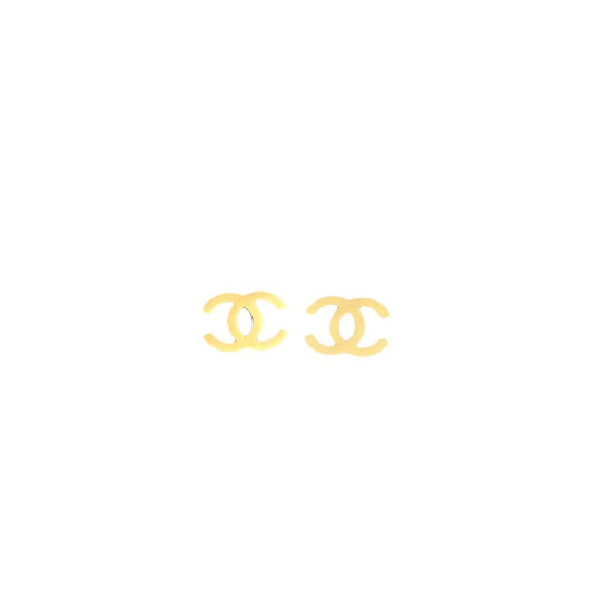 Mini CC Gold Stud – Lux Collections Boutique